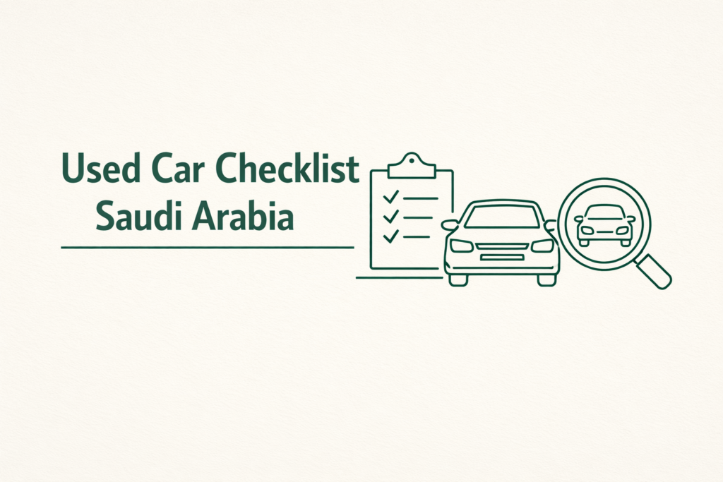 Used Car Checklist Saudi Arabia Documents and Safe Payment